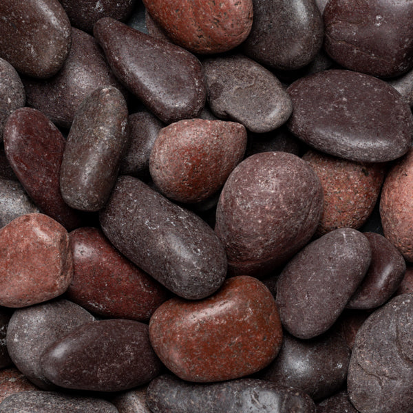 Kashmiri- Red Polished Pebble – Rock and Soil