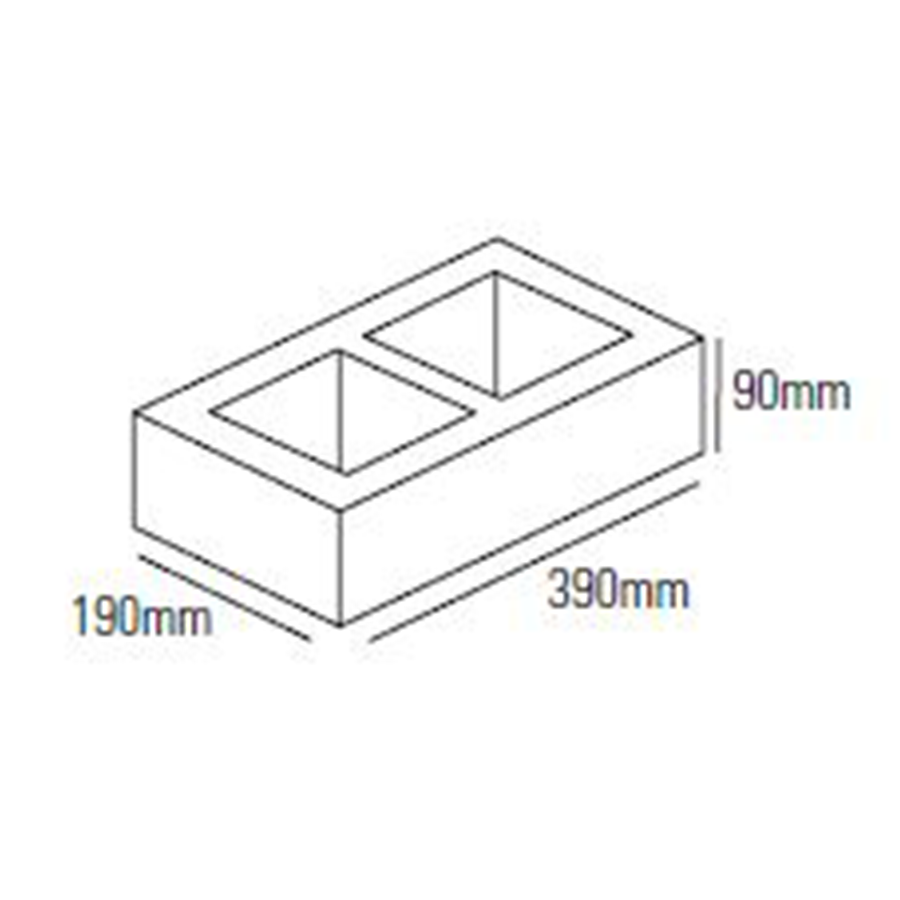 Grey Block Standard Half Height 20.71 – Rock and Soil