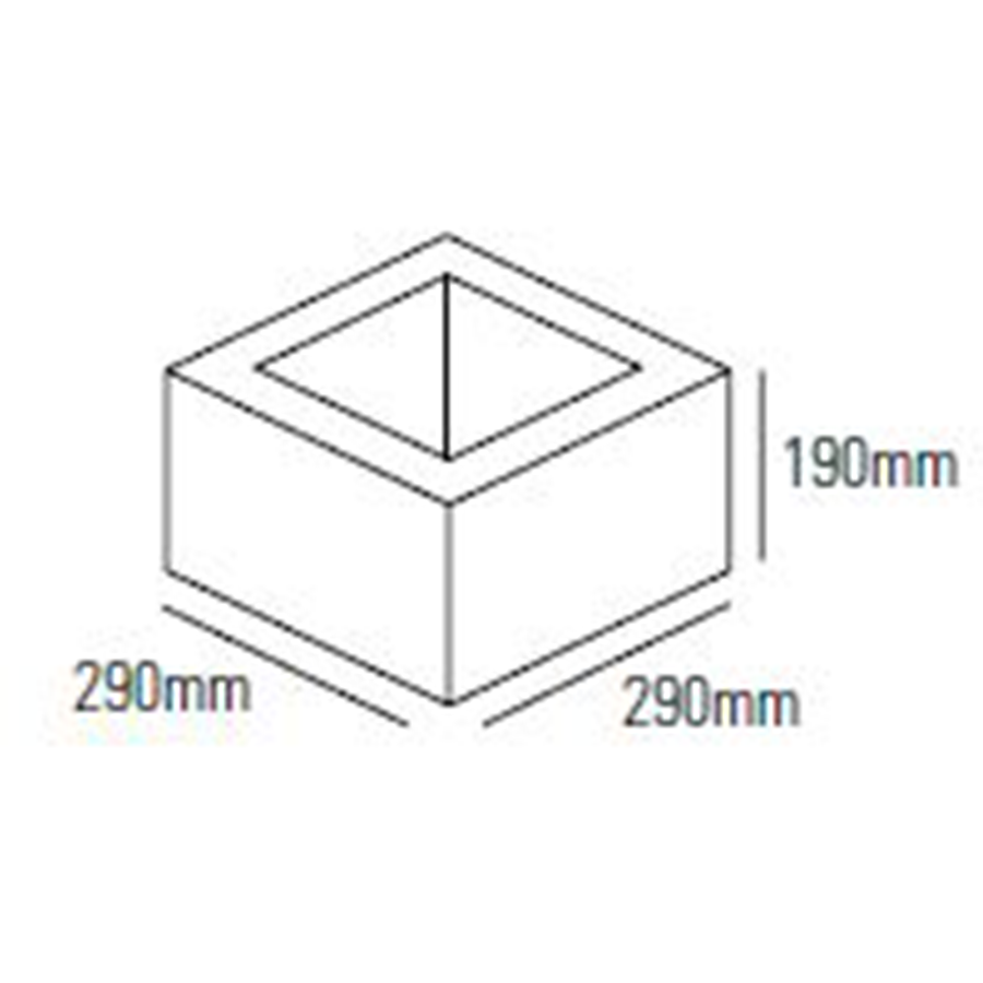 Adbri 300mm Series - Grey Block Three Quarter 30.02 – Rock and Soil