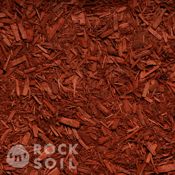 Cherry Red Cypress Mulch – Rock and Soil