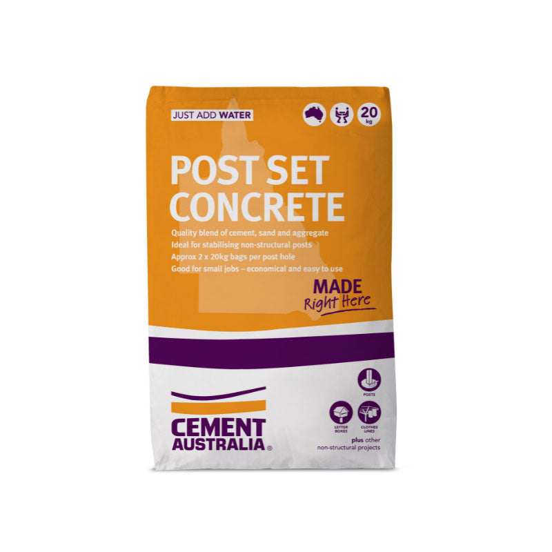 Post Mix 20kg Cement Australia – Rock and Soil