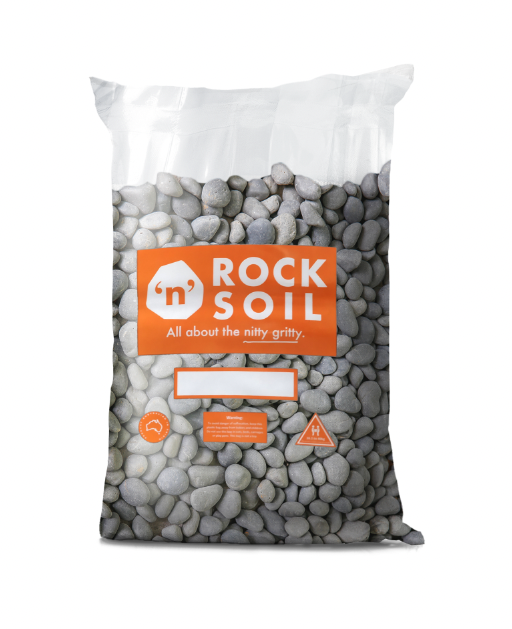 Tumbled 40mm Basalt - Pre Bagged – Rock and Soil