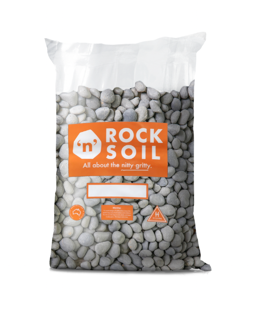 River Gravel 40mm - Pre Bagged – Rock and Soil