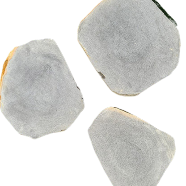 Kashmiri-Bluestone Organic Round Steppers 700-800mm – Rock and Soil