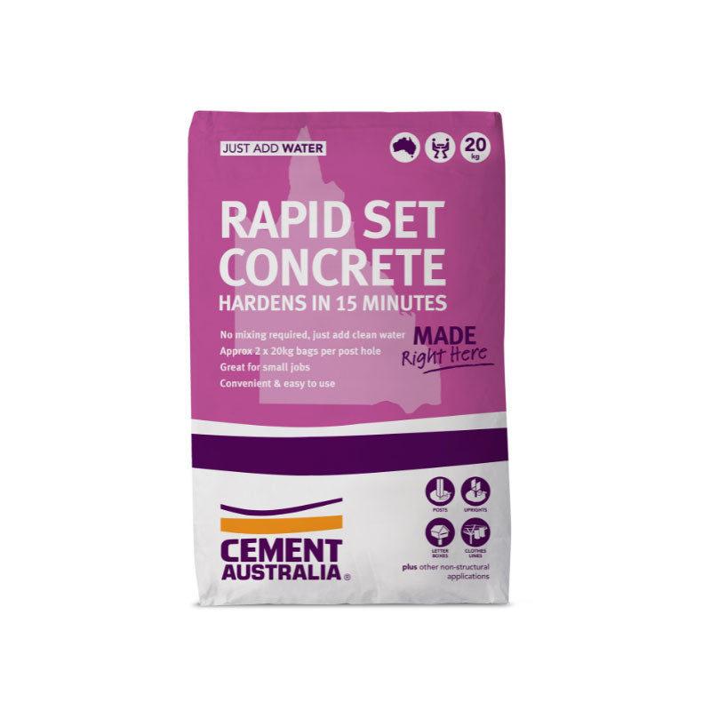 Rapid Set 20kg Cement Australia – Rock and Soil